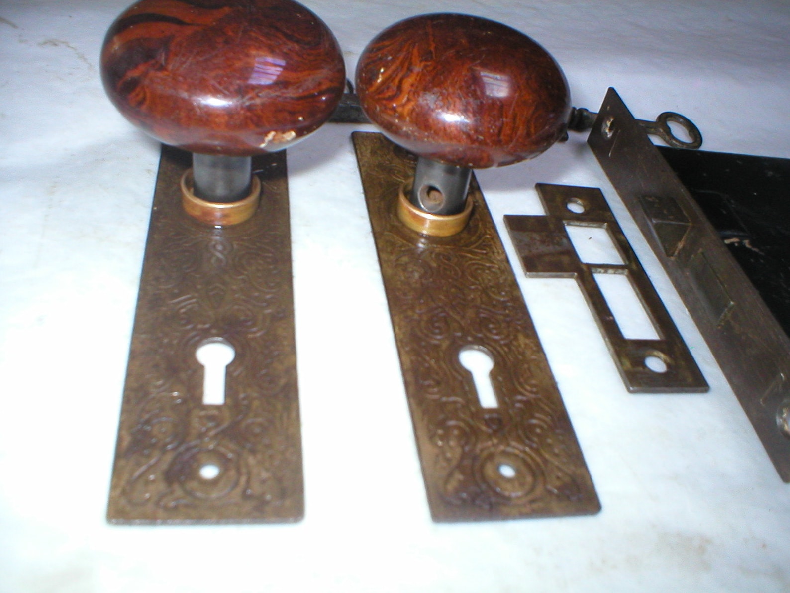 Antique Victorian Era Door Hardware - Etsy