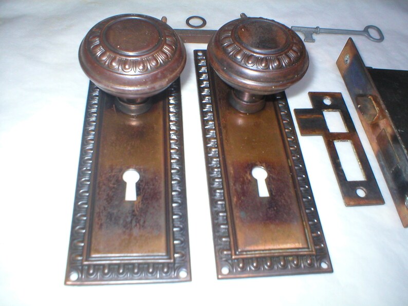 Antique Victorian Era Door Hardware - Etsy