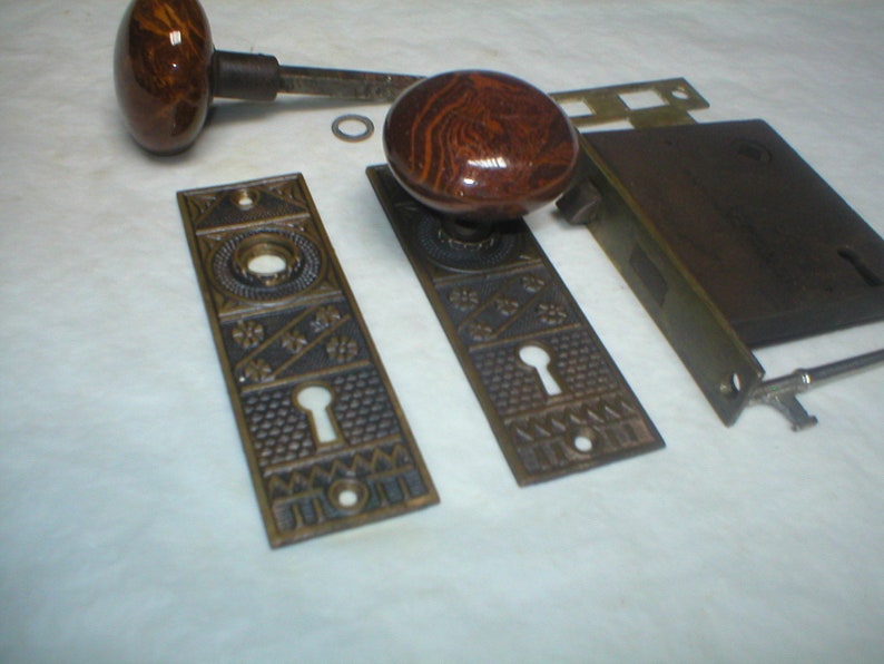 Antique Victorian Era Door Hardware - Etsy