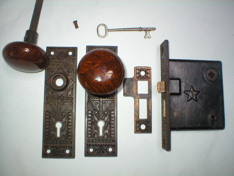 Antique Victorian Era Door Hardware - Etsy