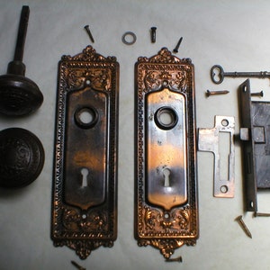 Antique Victorian Era Door Hardware - Etsy