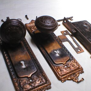 Antique Victorian Era Door Hardware - Etsy