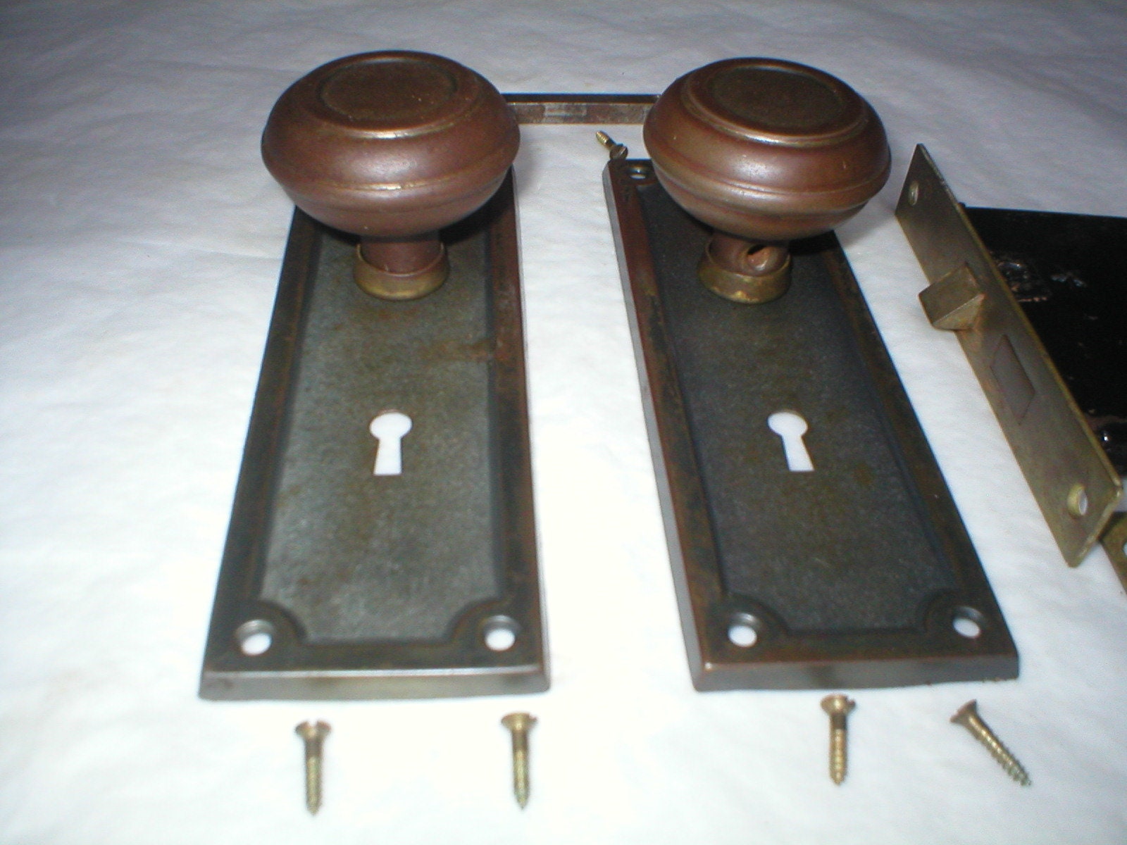 Antique Craftsman Era Door Hardware - Etsy