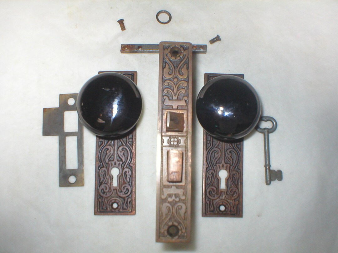 Antique Victorian Era Door Hardware - Etsy