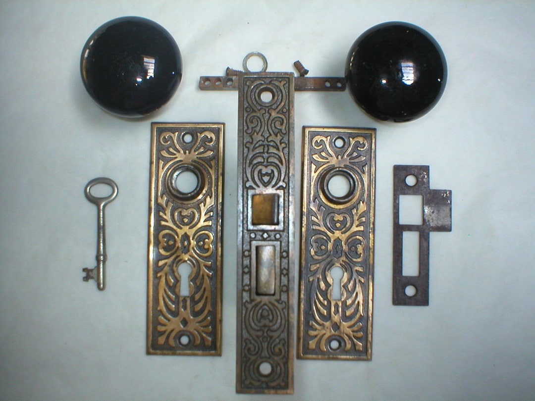 Antique Victorian Era Door Hardware - Etsy