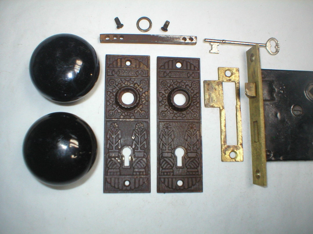 Antique Victorian Era Door Hardware - Etsy