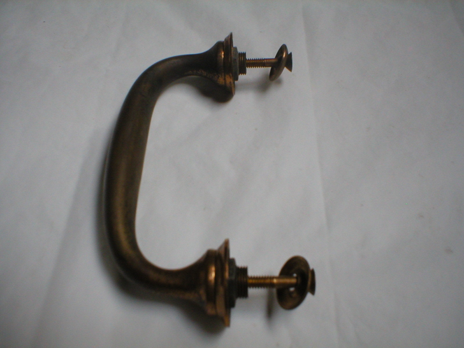 Antique Large Heavy Duty Solid Brass Handle - Etsy