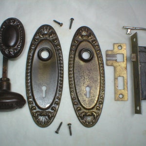 Antique Victorian Era Door Hardware - Etsy