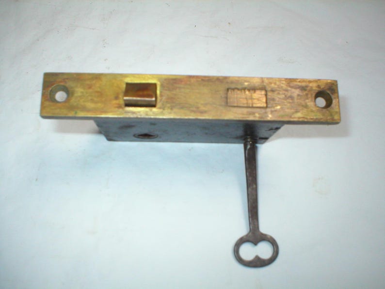 Antique Small Mortise Lock With Key - Etsy