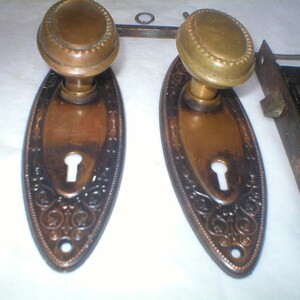 Antique Victorian Era Door Hardware - Etsy