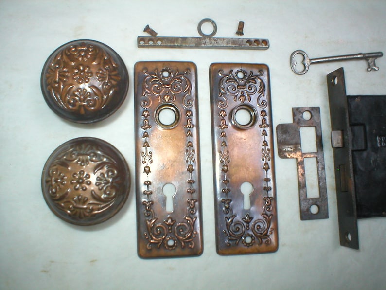 Antique Victorian Era Door Hardware - Etsy