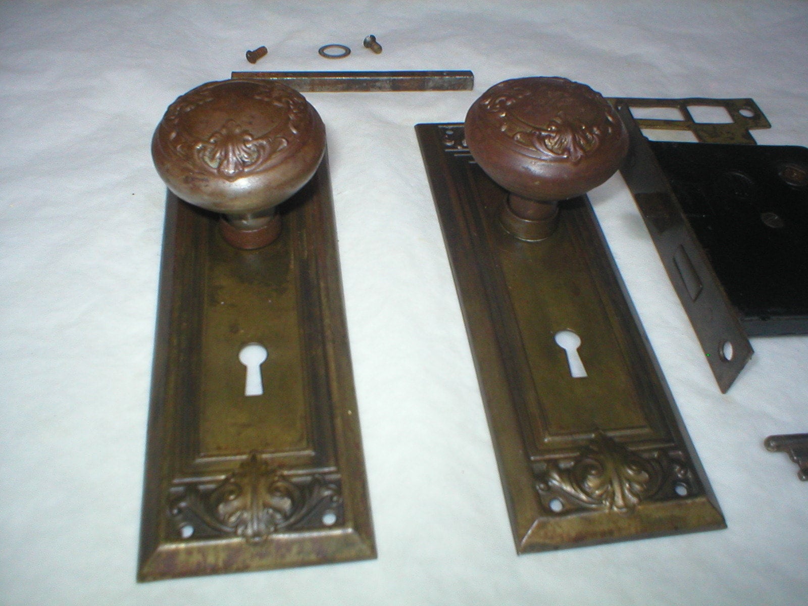 Antique Victorian Era Door Hardware - Etsy