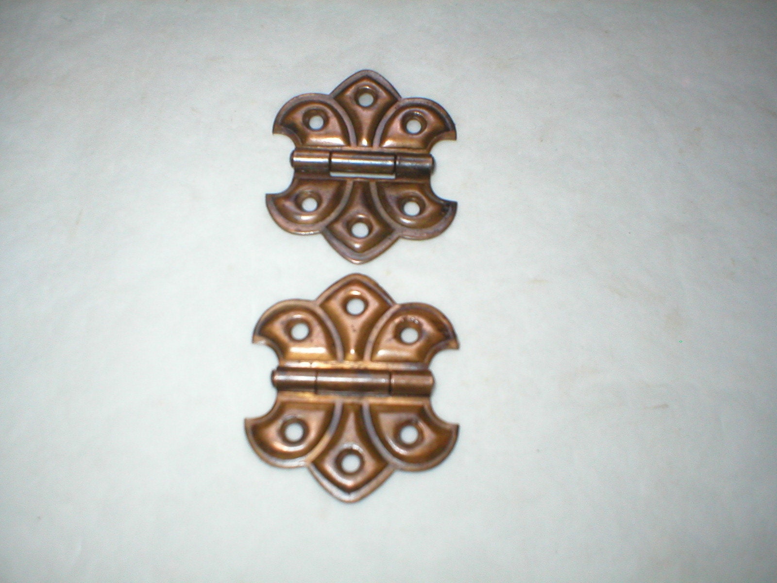 Antique Butterfly Cabinet Hinge Pair - Etsy