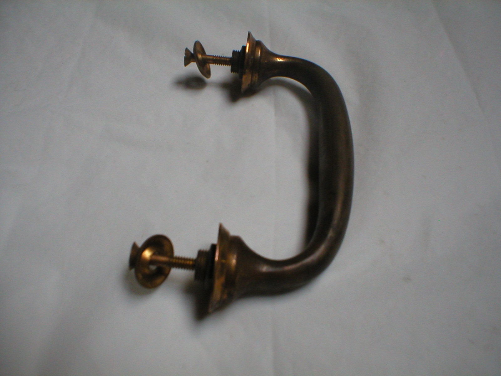 Antique Large Heavy Duty Solid Brass Handle - Etsy