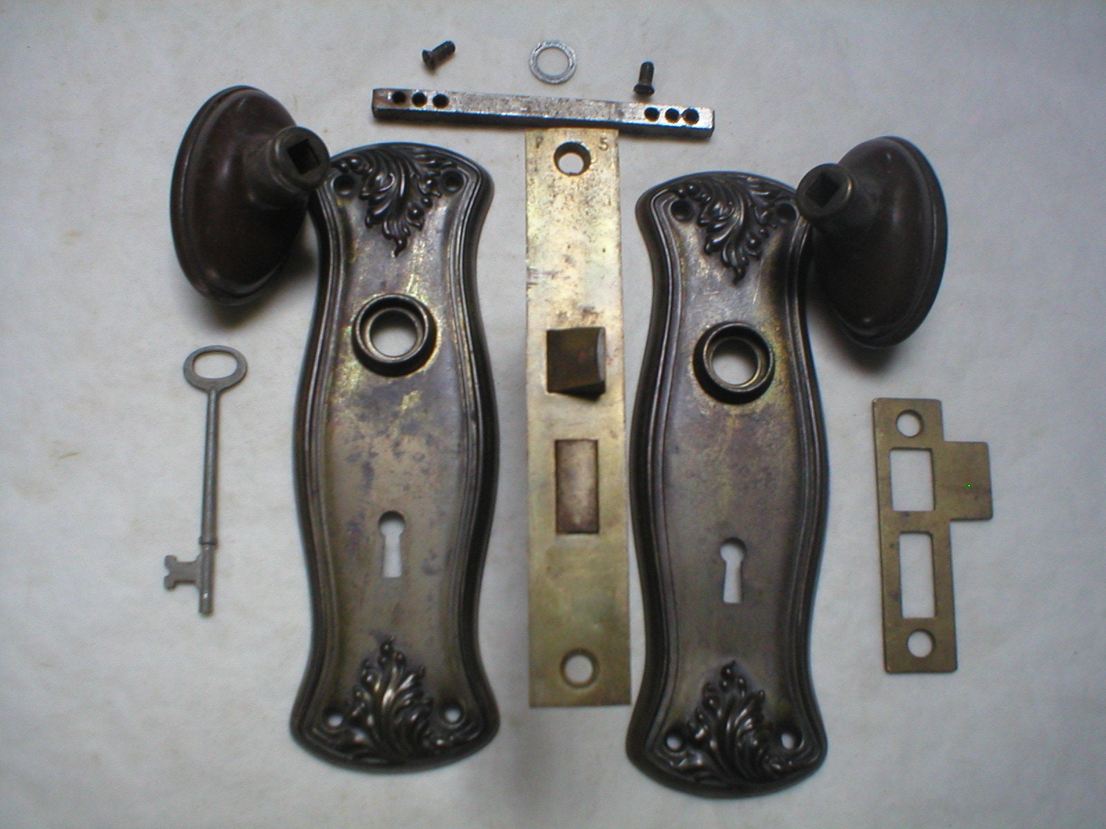 Antique Victorian Era Door Hardware - Etsy