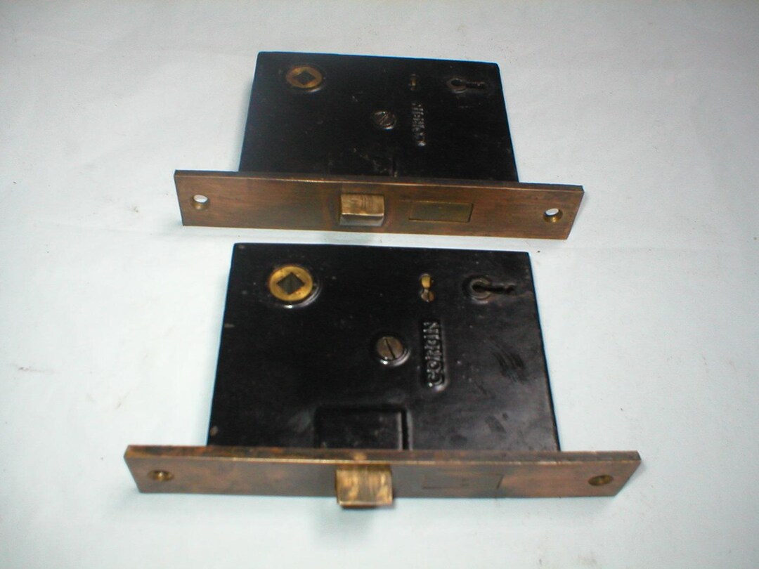 Antique Corbin Large Mortise Lock - Etsy
