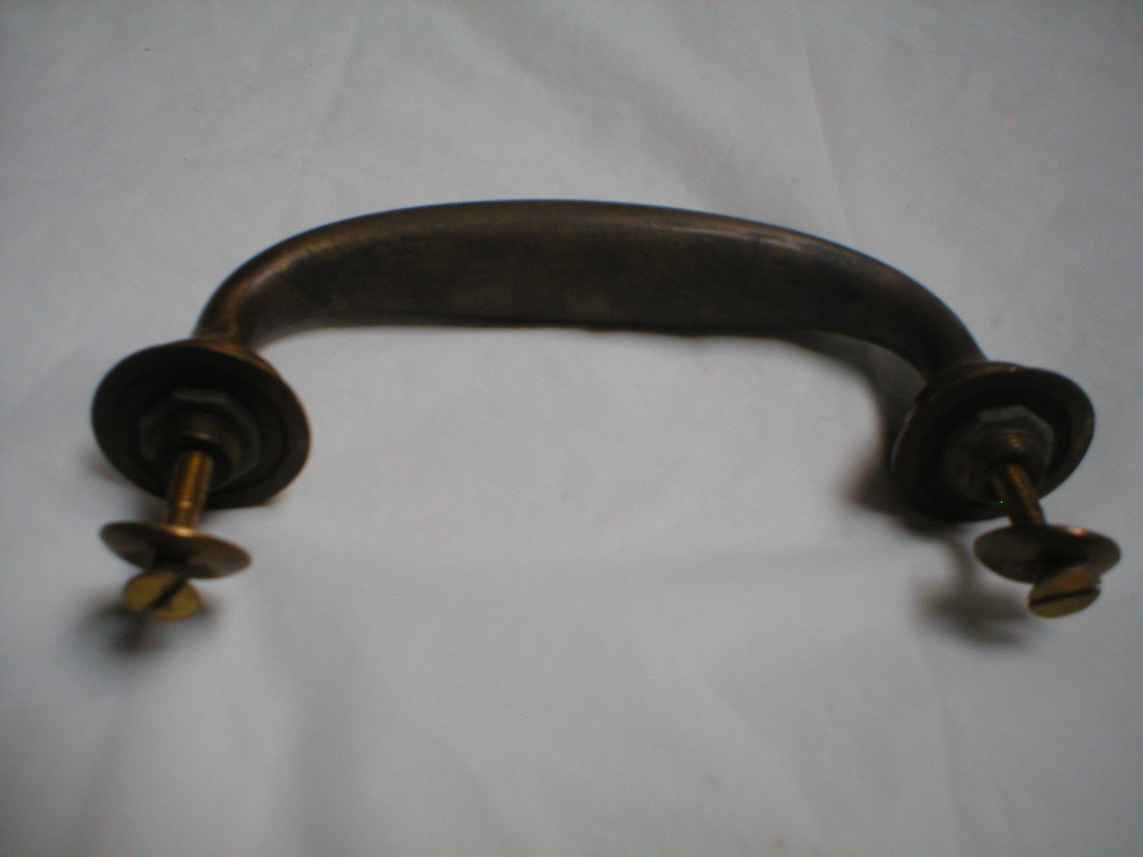 Antique Large Heavy Duty Solid Brass Handle - Etsy