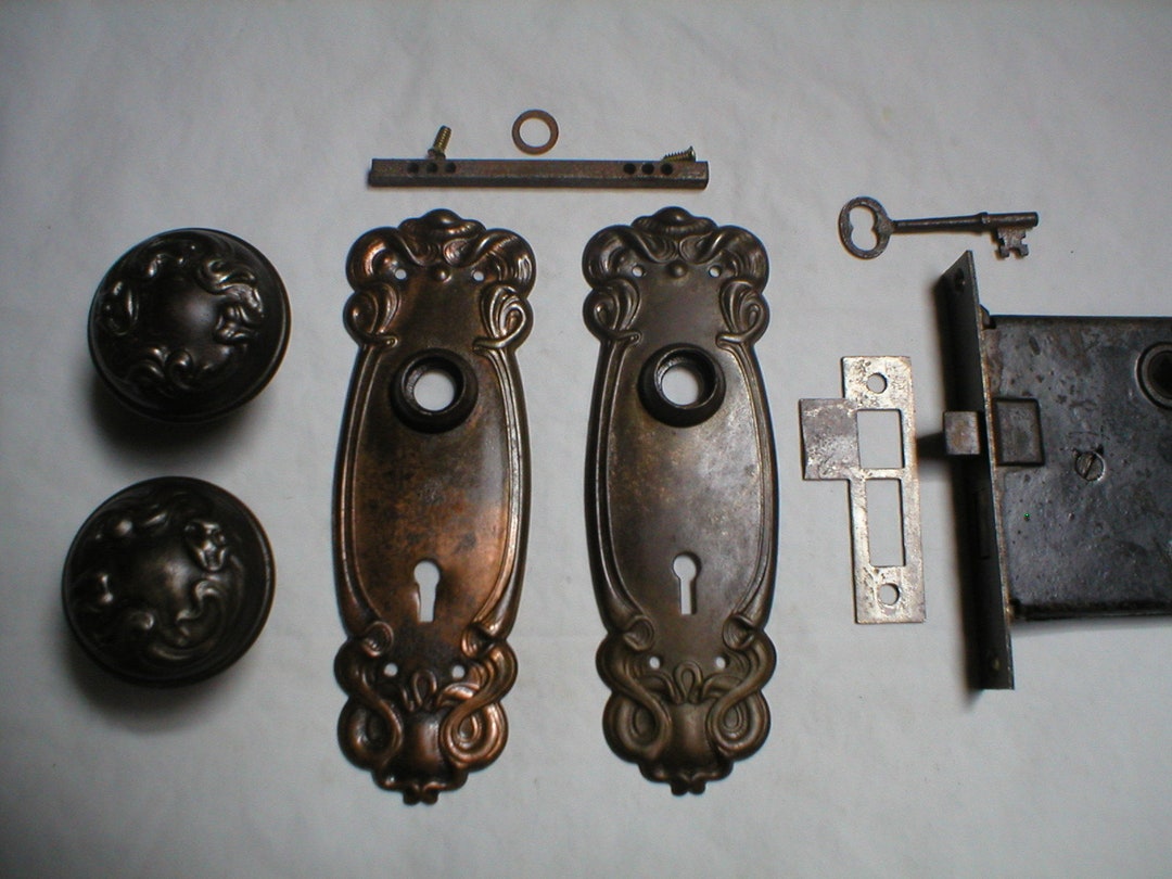 Antique Victorian Era Door Hardware - Etsy