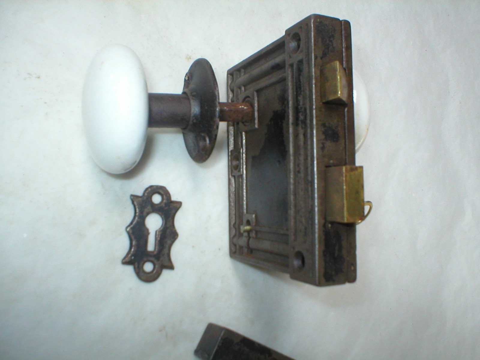 Antique Victorian Era Surface Mount Door Hardware - Etsy