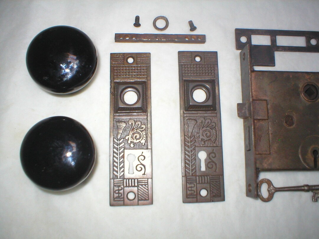 Antique Victorian Era Door Hardware - Etsy