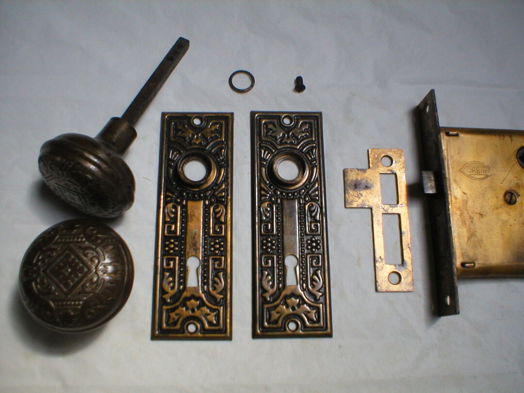 Antique Victorian Era Door Hardware - Etsy