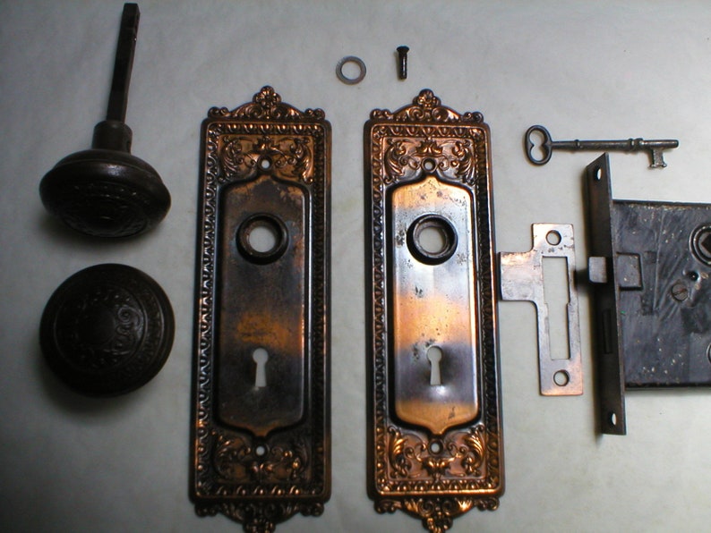 Antique Victorian Era Door Hardware - Etsy