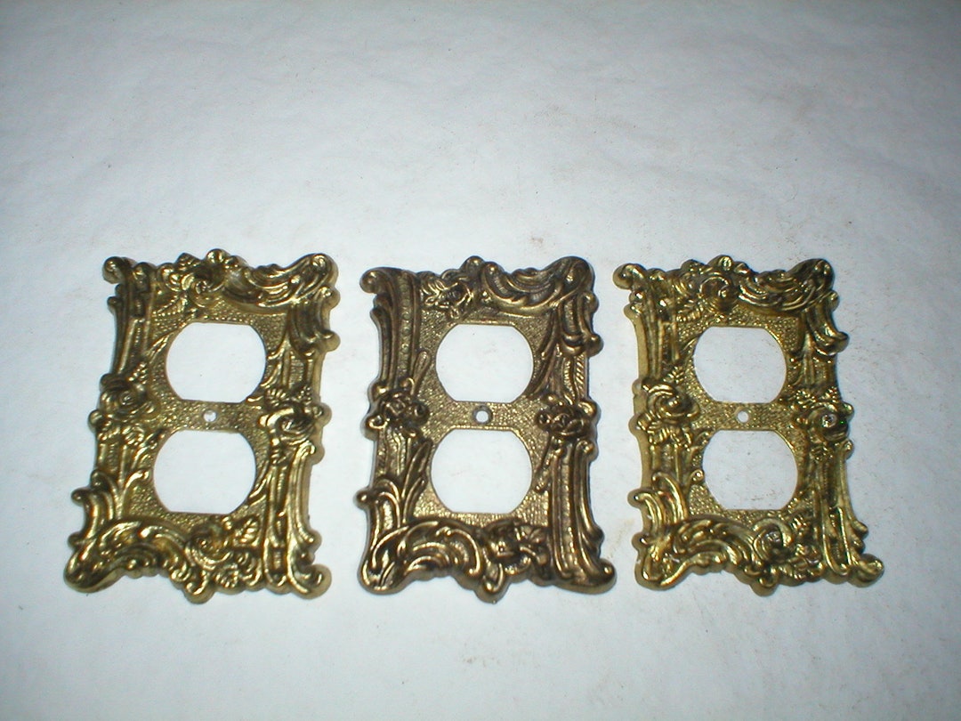 Vintage Mid Century Plug Plates - Etsy