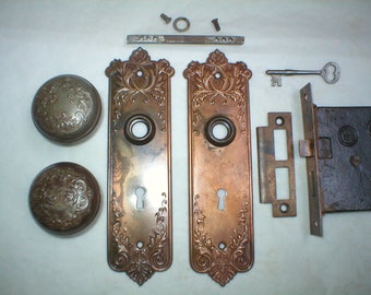 Antique Victorian Era Door Hardware - Etsy