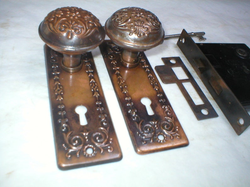 Antique Victorian Era Door Hardware - Etsy