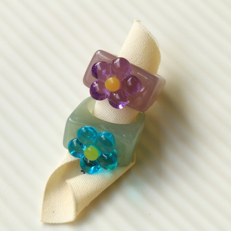 Resin Stacking Ring - Etsy