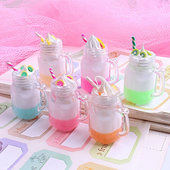 4pcs Ice Cream Cup Charm Ice Cream Sundae Charms Resin Drink - Etsy