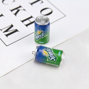 4pcs Soda Cans Charm Mini Drink Bottle Charm Coke Bottle Charm ...