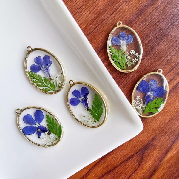 Pressed Flower Jewelry - Etsy