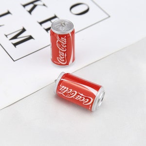 4pcs Soda Cans Charm Mini Drink Bottle Charm Coke Bottle Charm ...