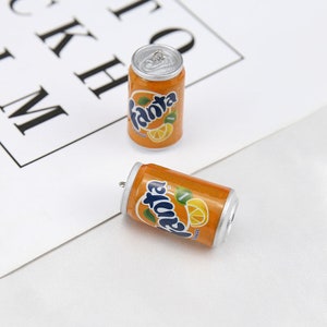 4pcs Soda Cans Charm Mini Drink Bottle Charm Coke Bottle Charm ...