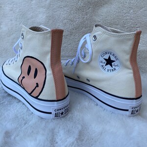 Smiley Converse - Etsy