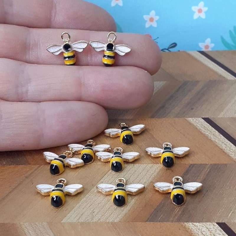 Bee Charms - Etsy