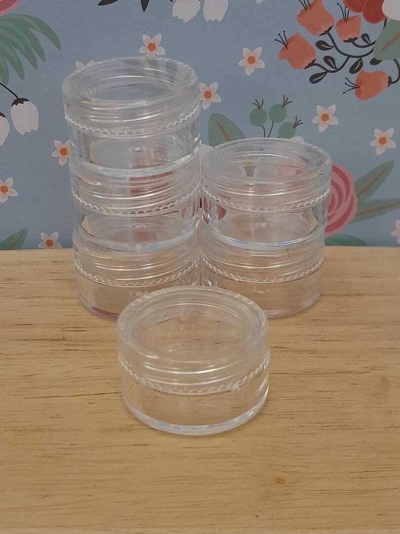 Twist Top Bead Storage Containers, Tiny Containers, Mini Bead Storage ...