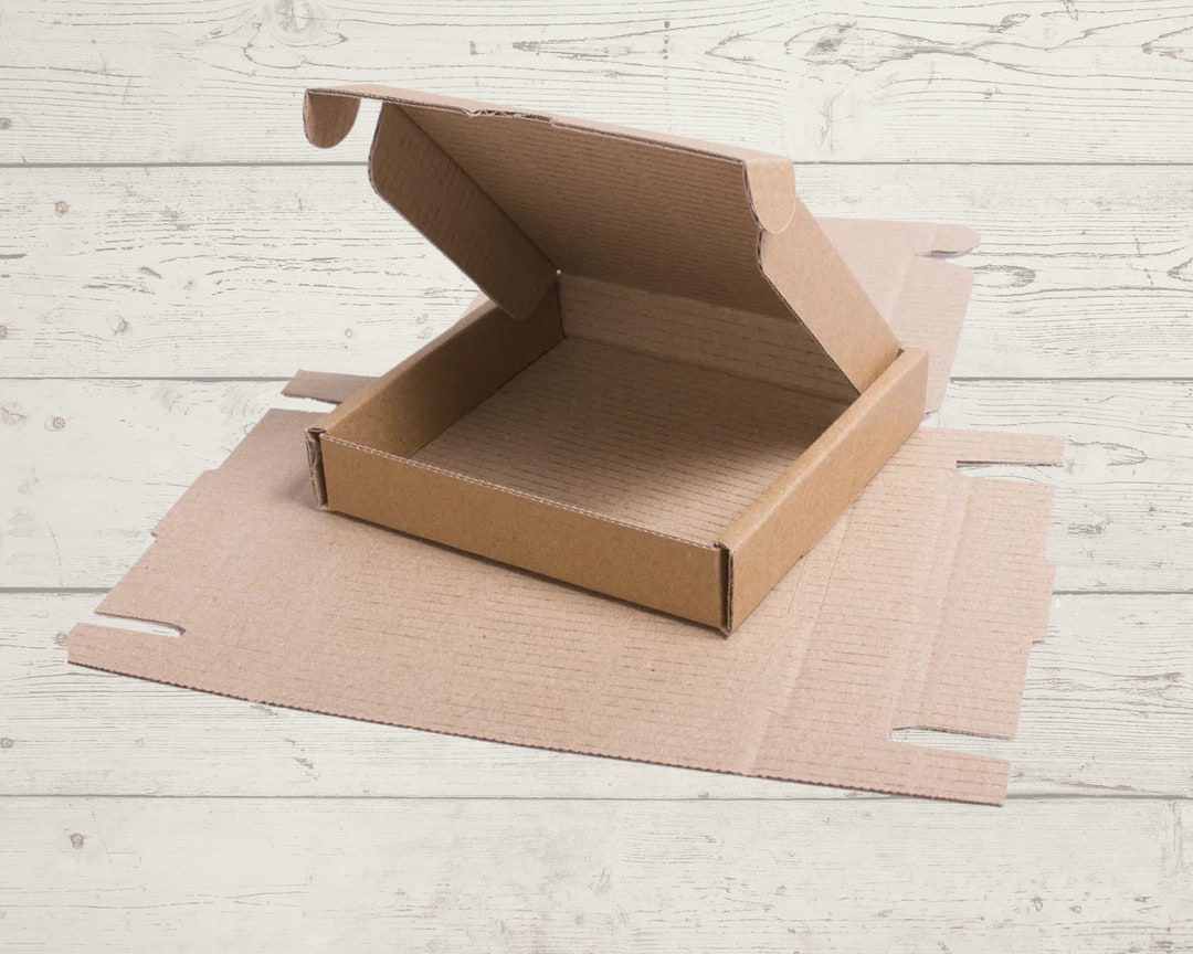 10x Mini Large Letter Brown PIP Royal Mail Postal Box. 11.5 X 10.5cm ...