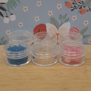 Twist Top Bead Storage Containers, Tiny Containers, Mini Bead Storage ...