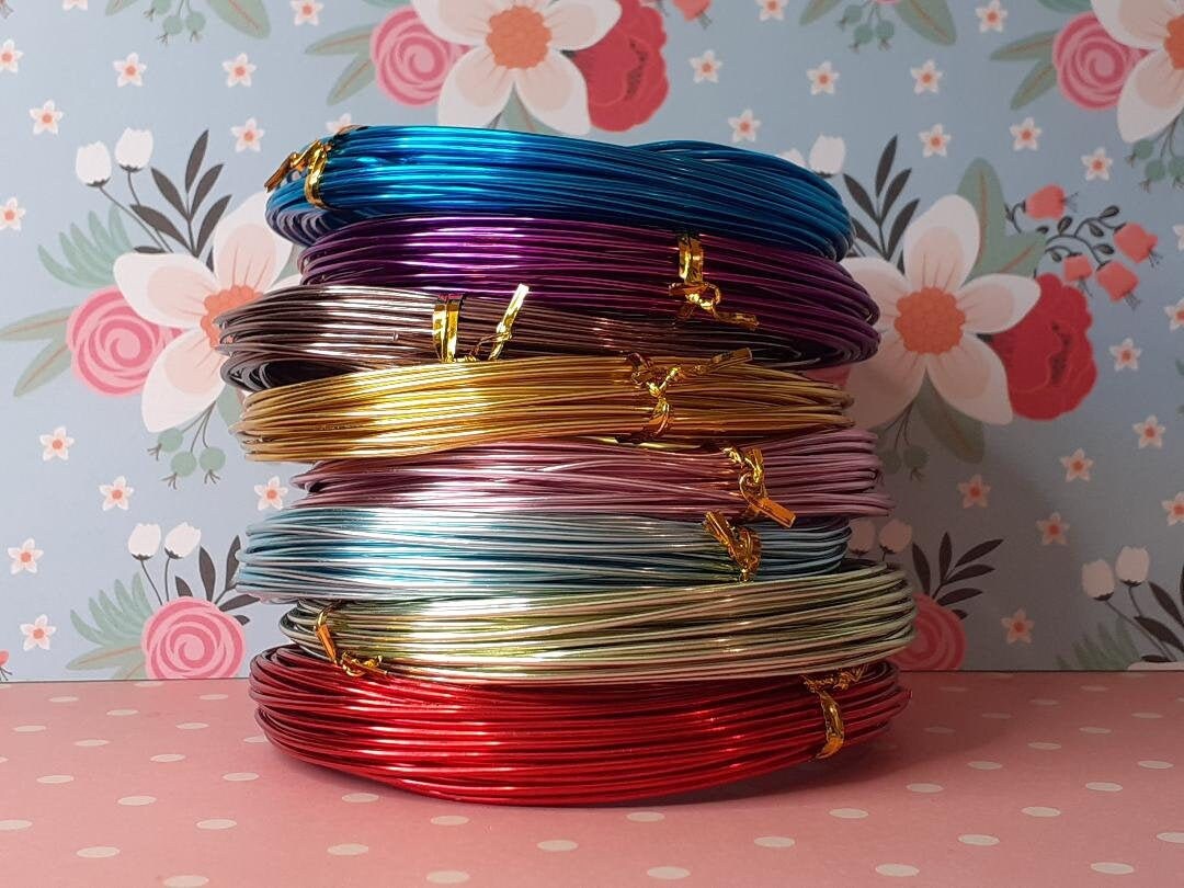 Mixed Color Aluminum Craft Wire, 15 Gauge, 10m Roll - Etsy UK