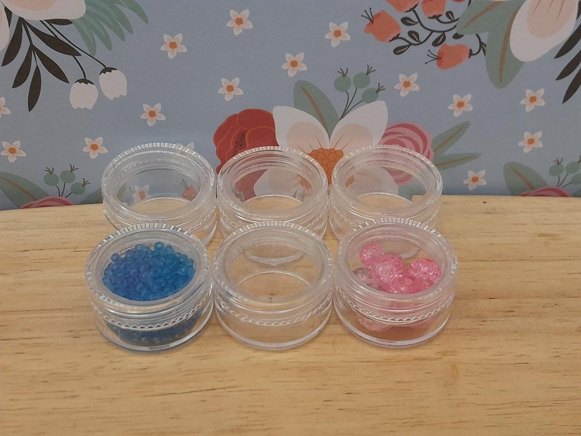 Twist Top Bead Storage Containers Tiny Containers Mini Bead - Etsy