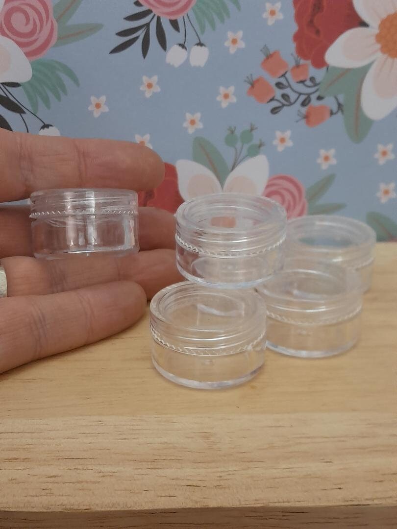 Twist Top Bead Storage Containers, Tiny Containers, Mini Bead Storage ...