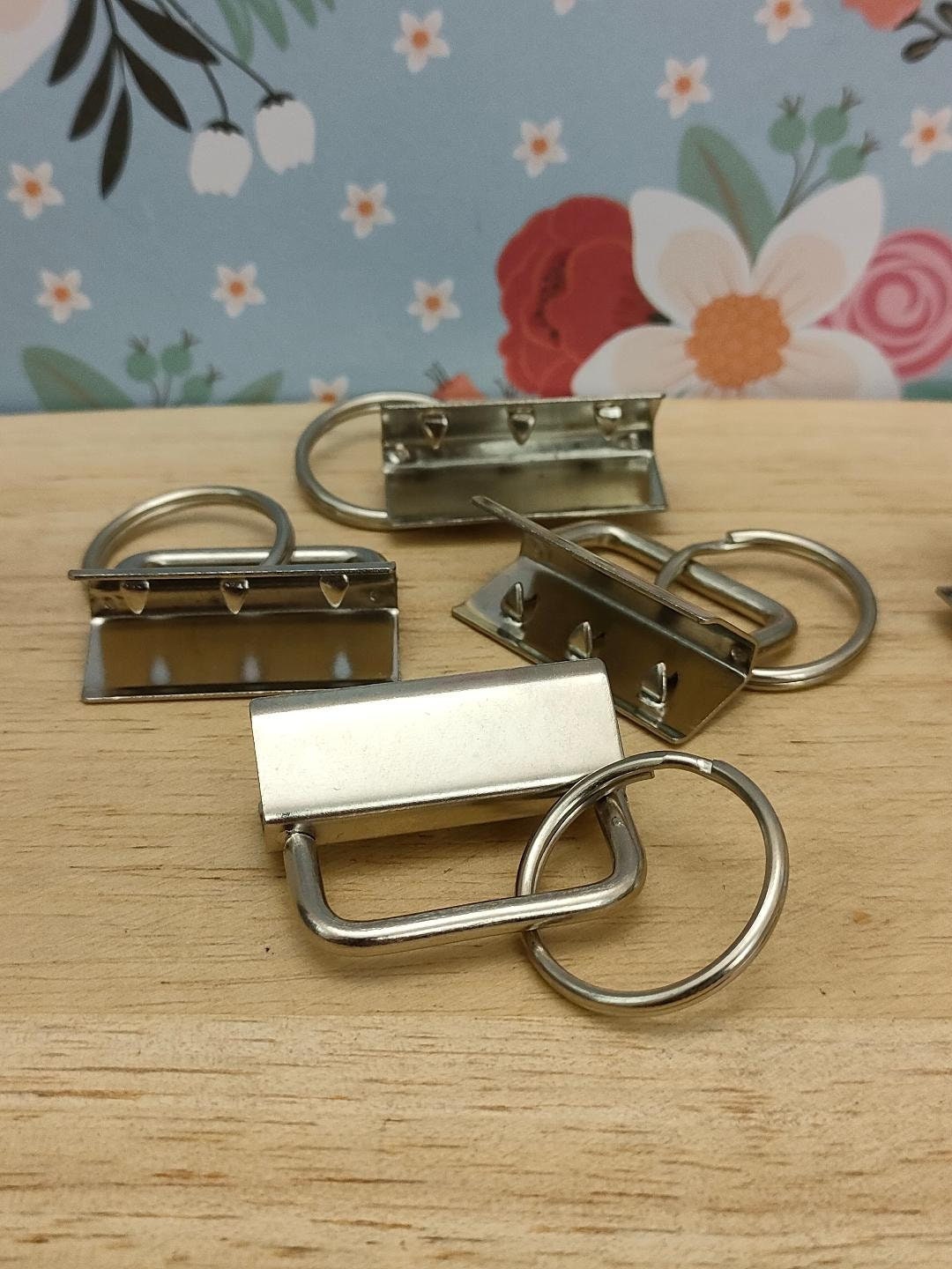 Key Fob Hardware With Keychain , Large Keychain Clasp Findings for ...