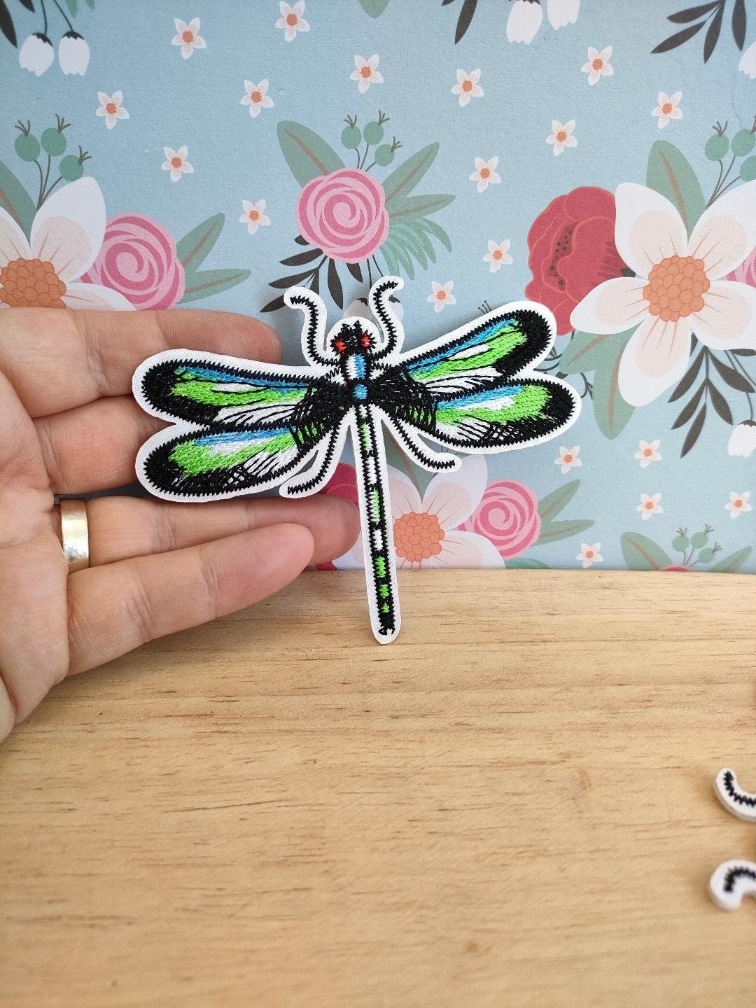 Clothing Patches, Dragonfly Embroidery Patch, Sew on Costume ...