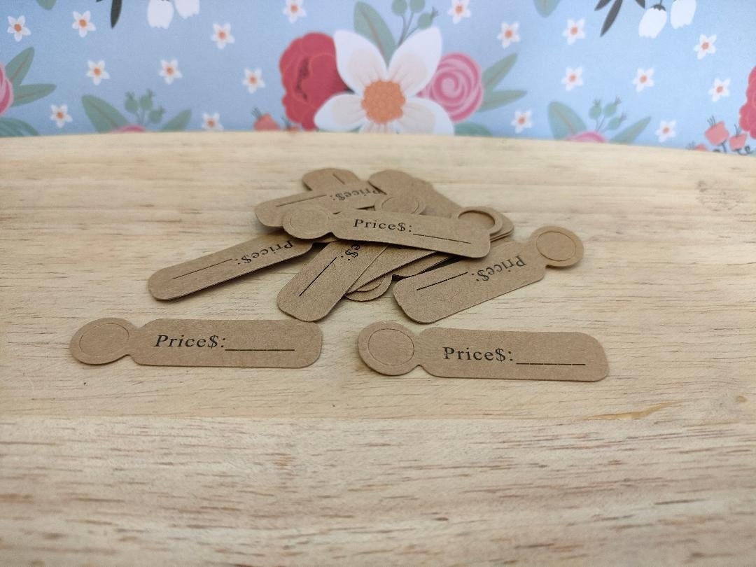 Price Tag Paper Gift Tags, Hang Tags, Rectangle Price Tags, Small Price ...