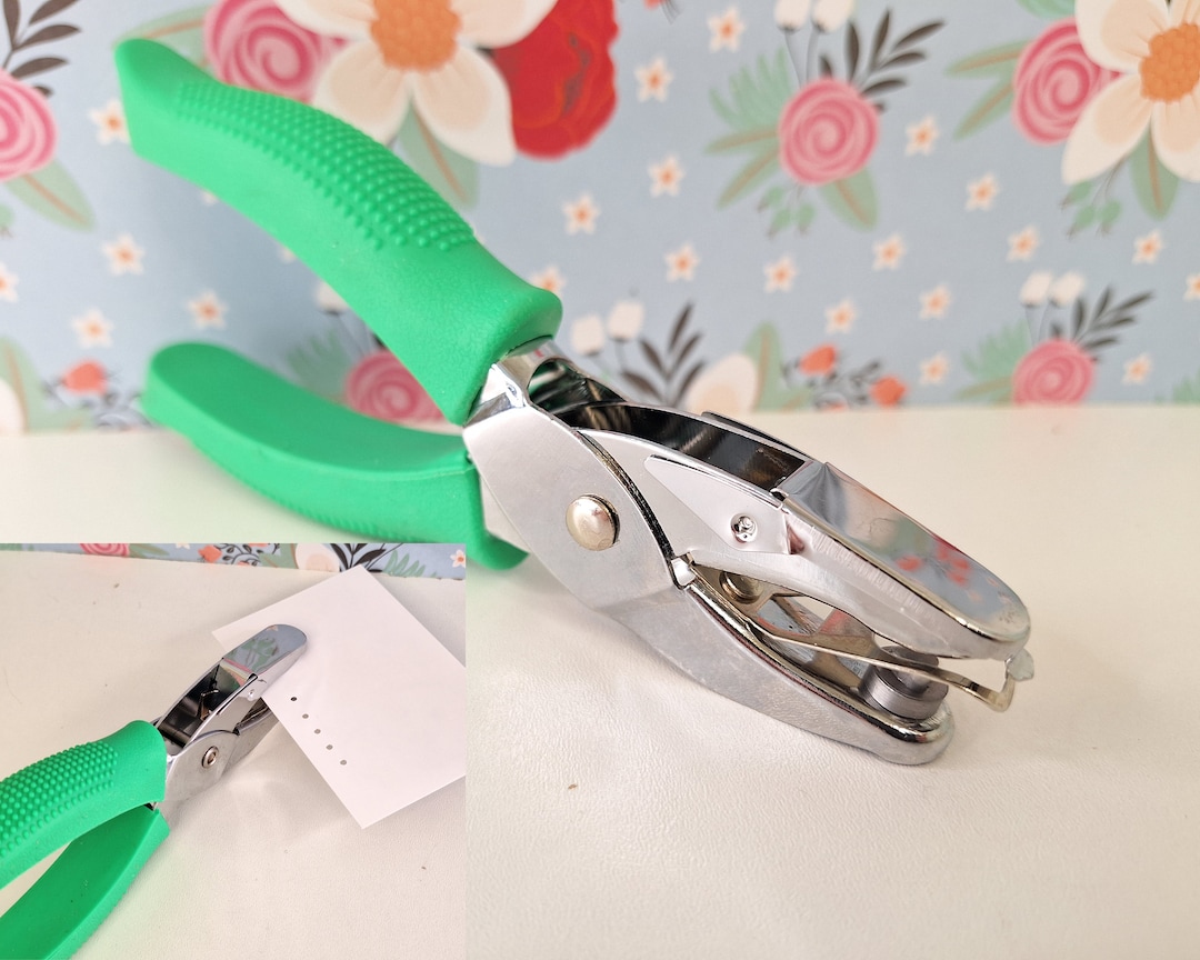 Earring Card Punch Tool With Soft Grip, Small Hole Paper Craft Hole ...