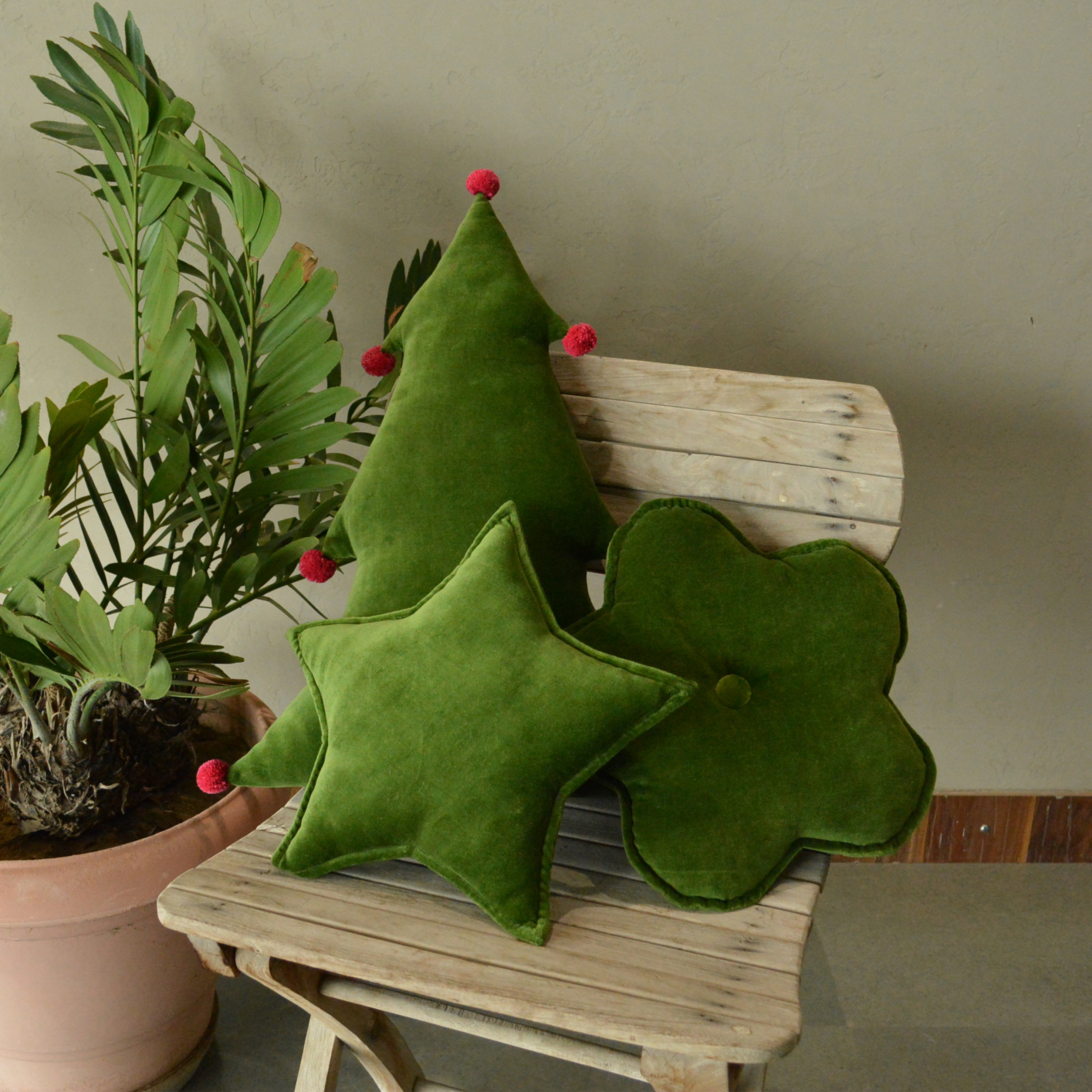 Christmas Tree Cushion, Christmas Decoration, Christmas Tree Sofa ...