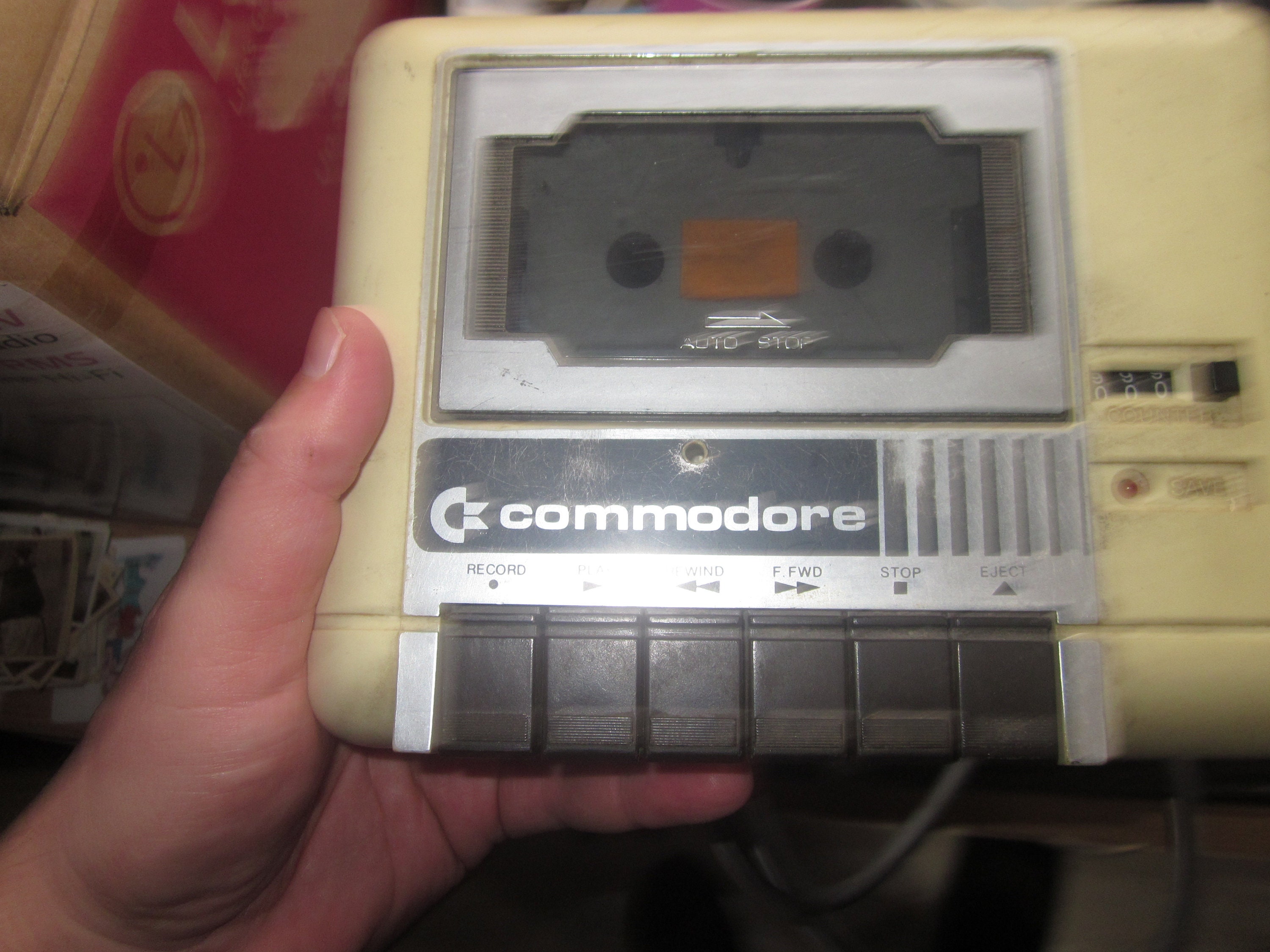 Commodore 64 an Old Computer Cassette Player for Loading Games,i Don't ...