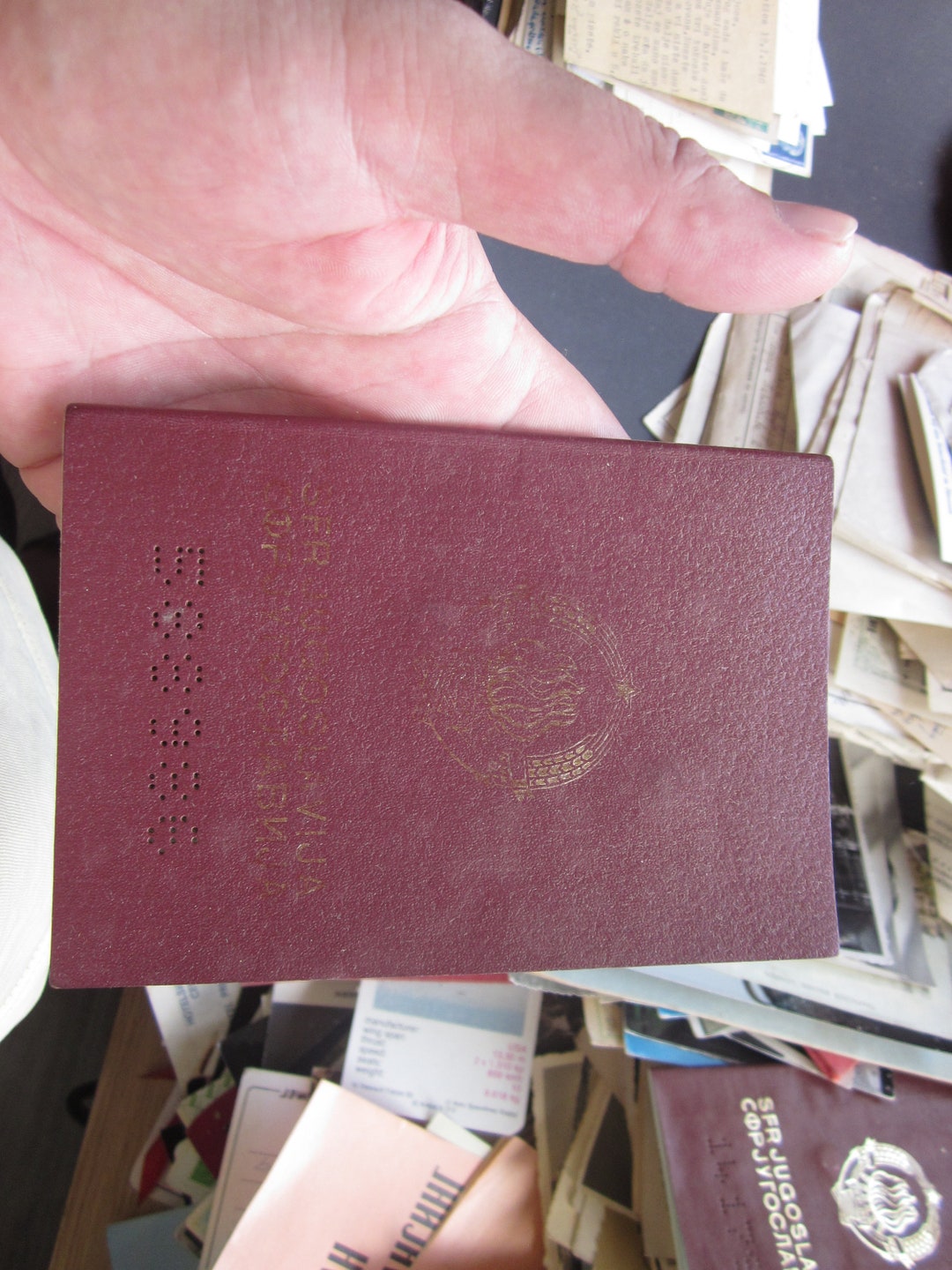 Passeport SFR Yugoslavija Pasos Visas, Slovenia, Shortly After the ...